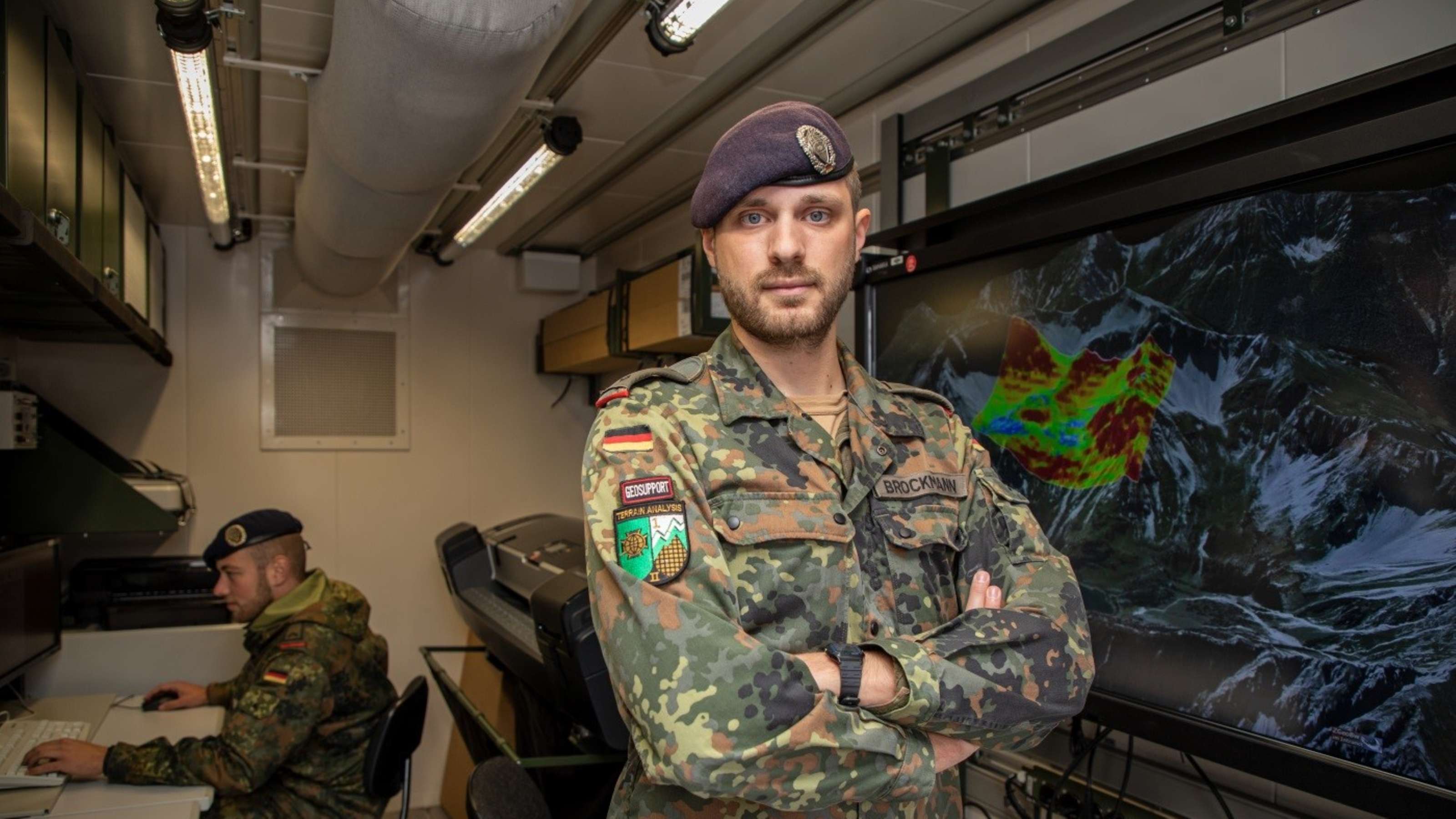 Geländeberater für die Truppe im Einsatz - Leutnant Tobias Brockmann