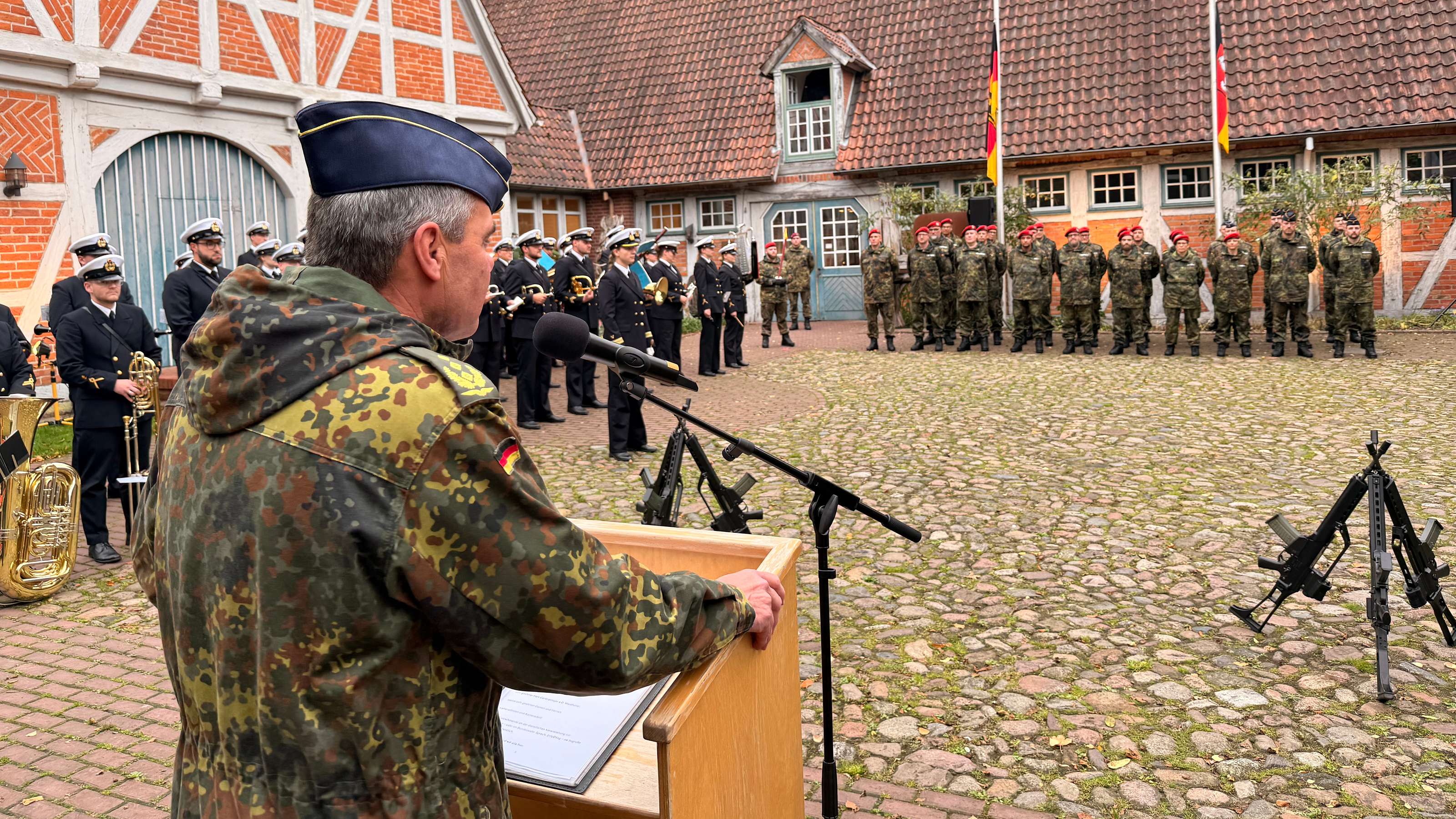 Dienstliche Veranstaltung zu Information bei der Bundeswehr