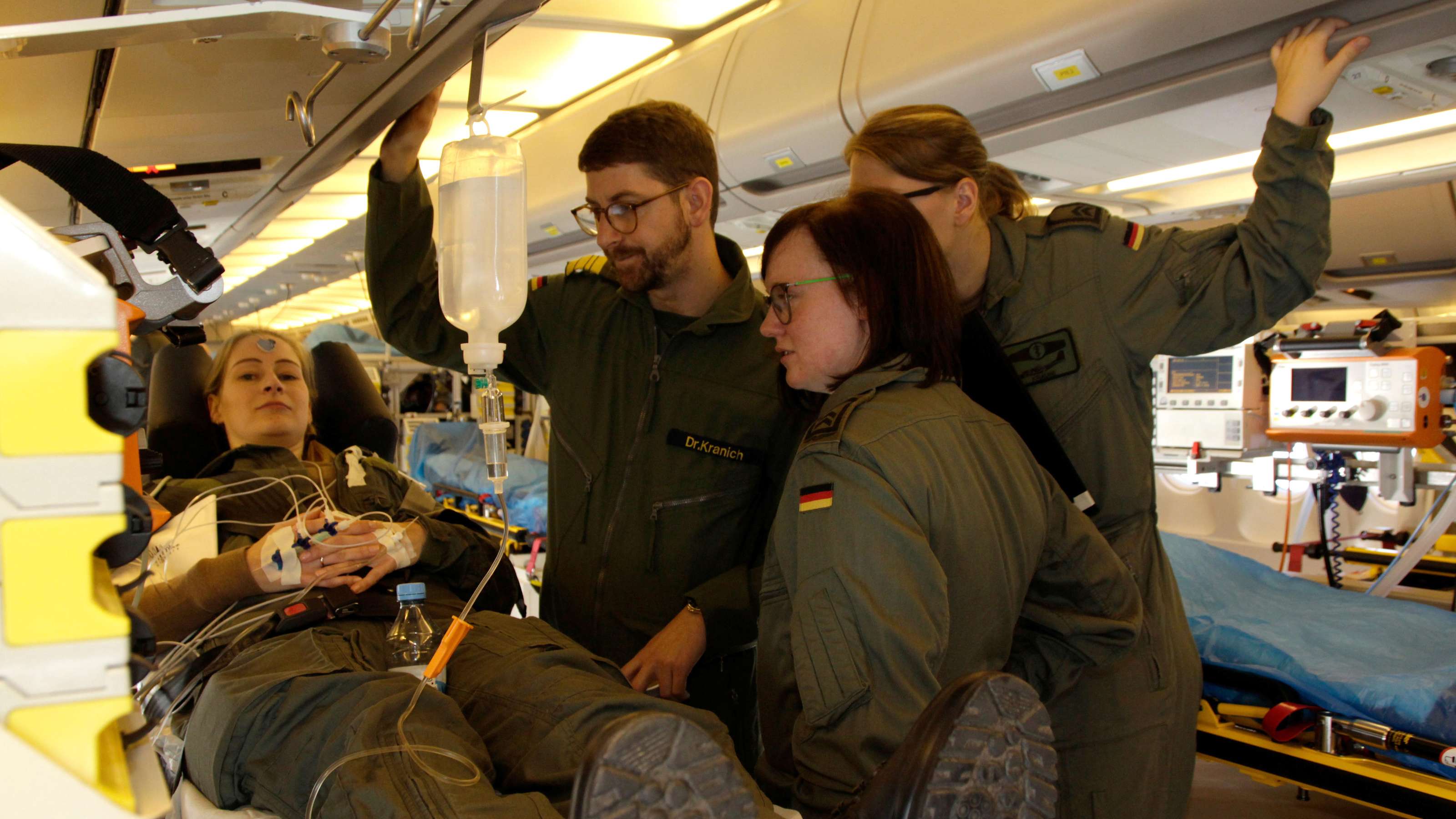 Neues medizinisches Personal für den Airbus A310