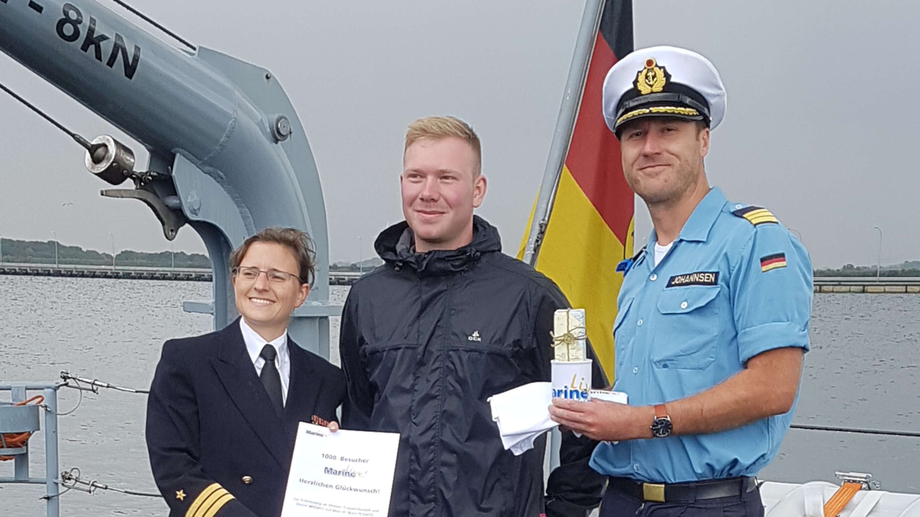 Berufsfindung: „Marine live“ feiert 1.000. Besucher