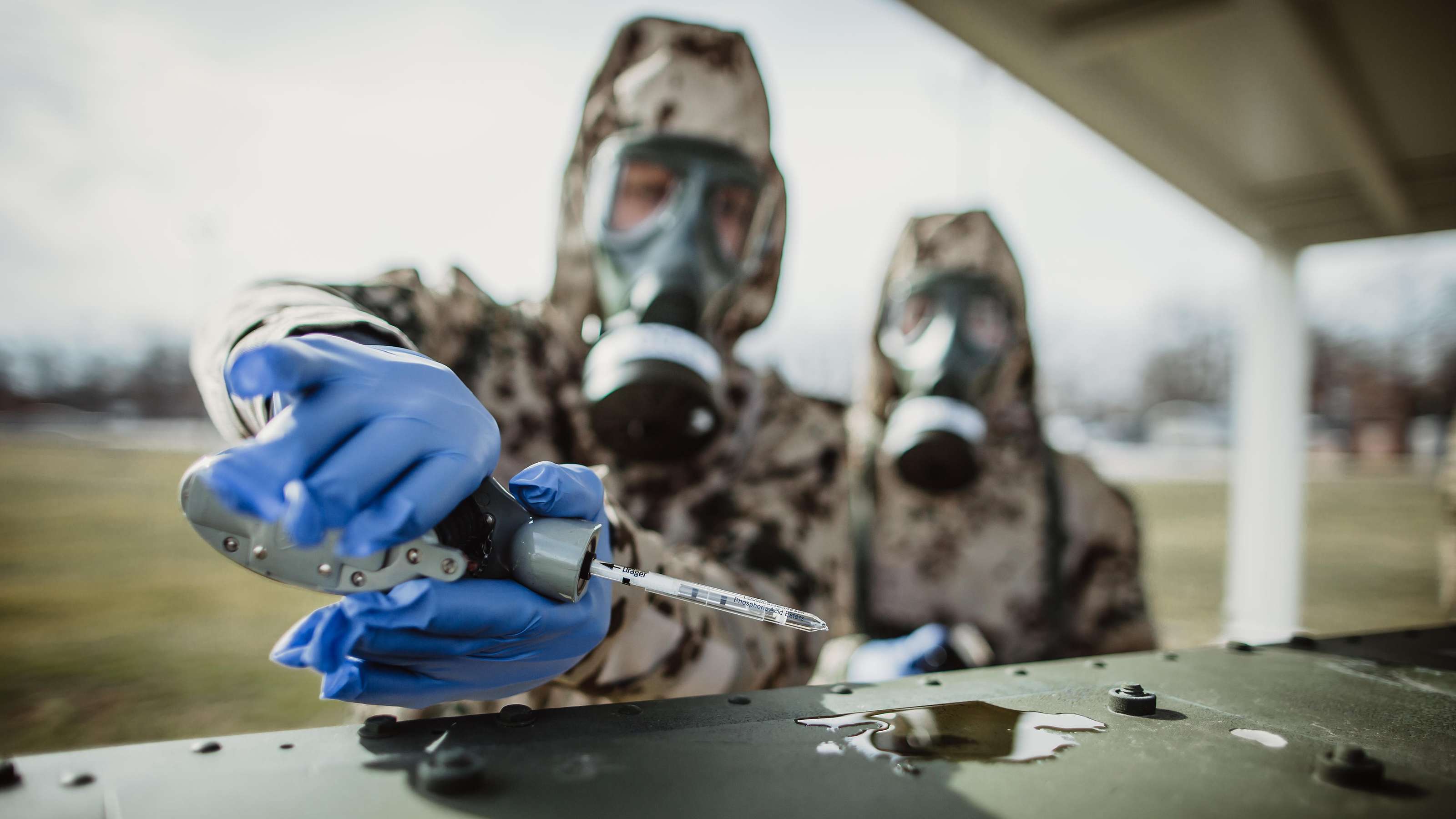 Umgeben von VX: Ausbildung der ABC-Abwehr mit der US-Army