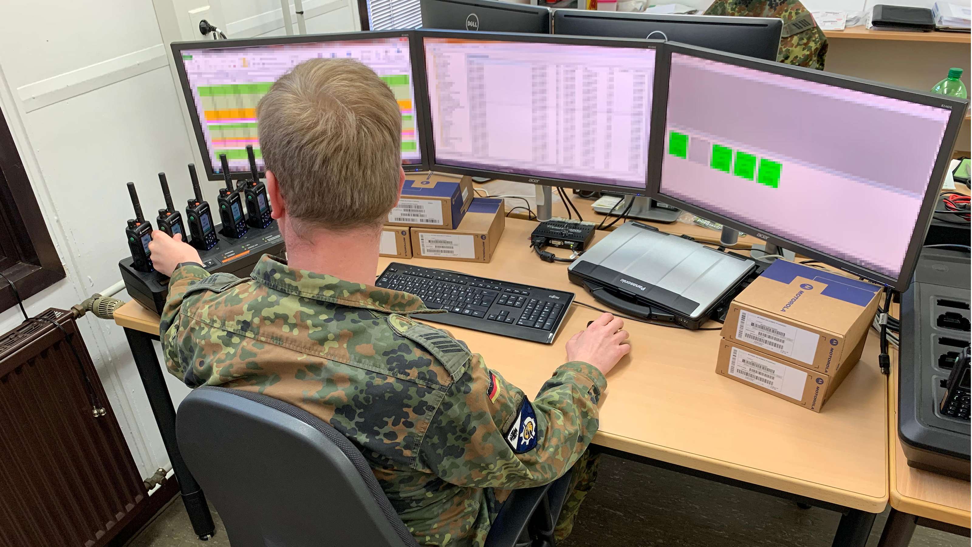 Unterstützung durch Digitalfunk BOS