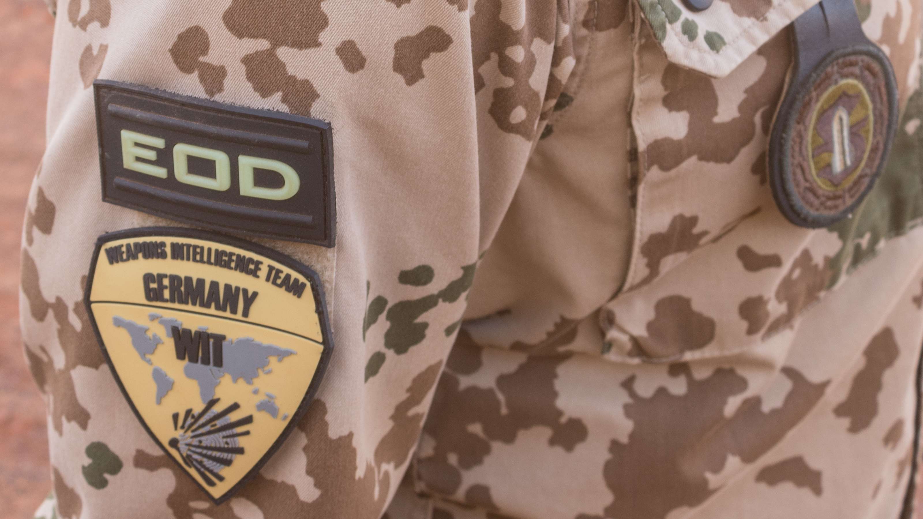 Die Spezialisten der Spurensicherung bei MINUSMA