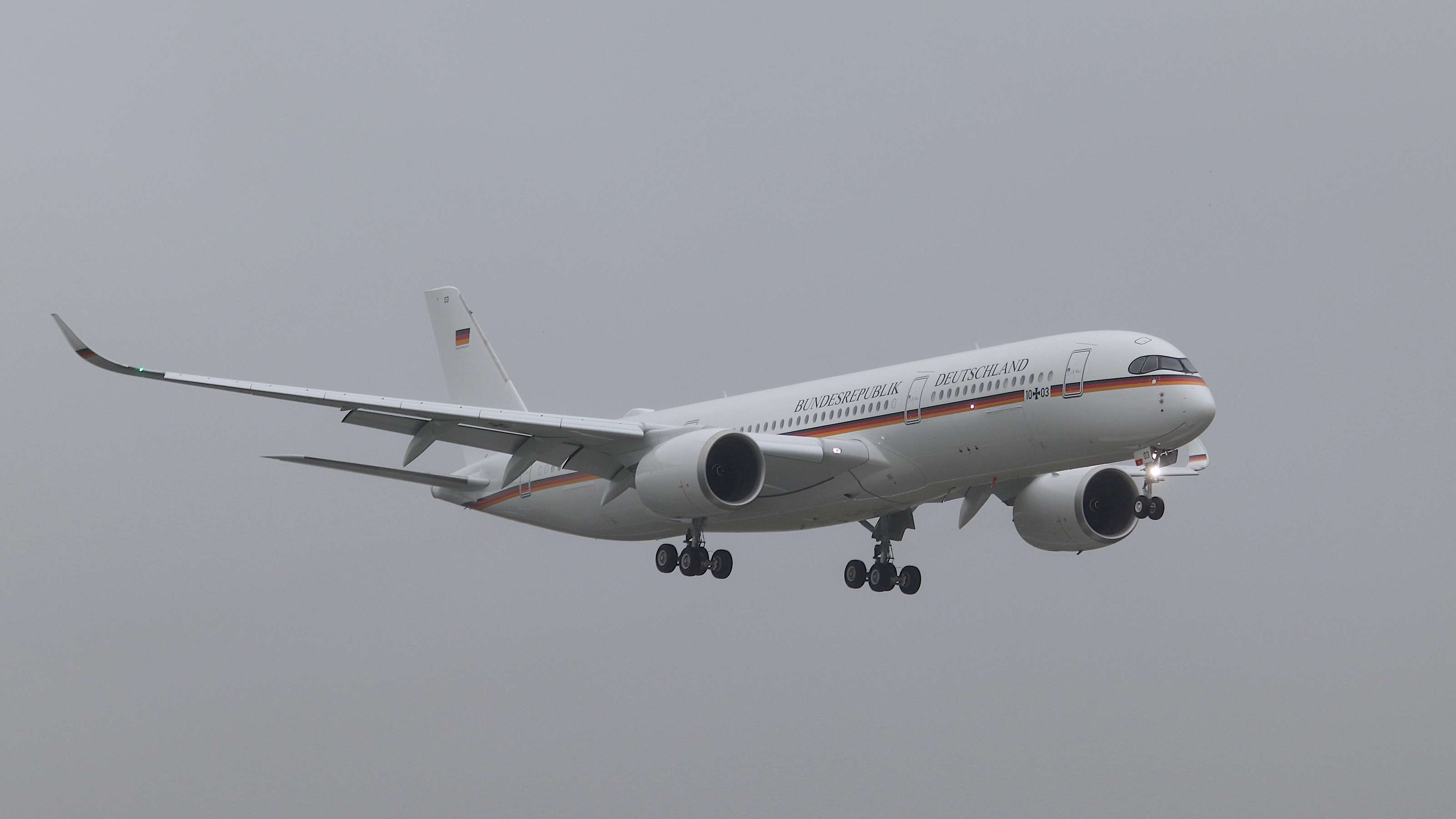 Der neue Airbus A350 ist bei der Flugbereitschaft