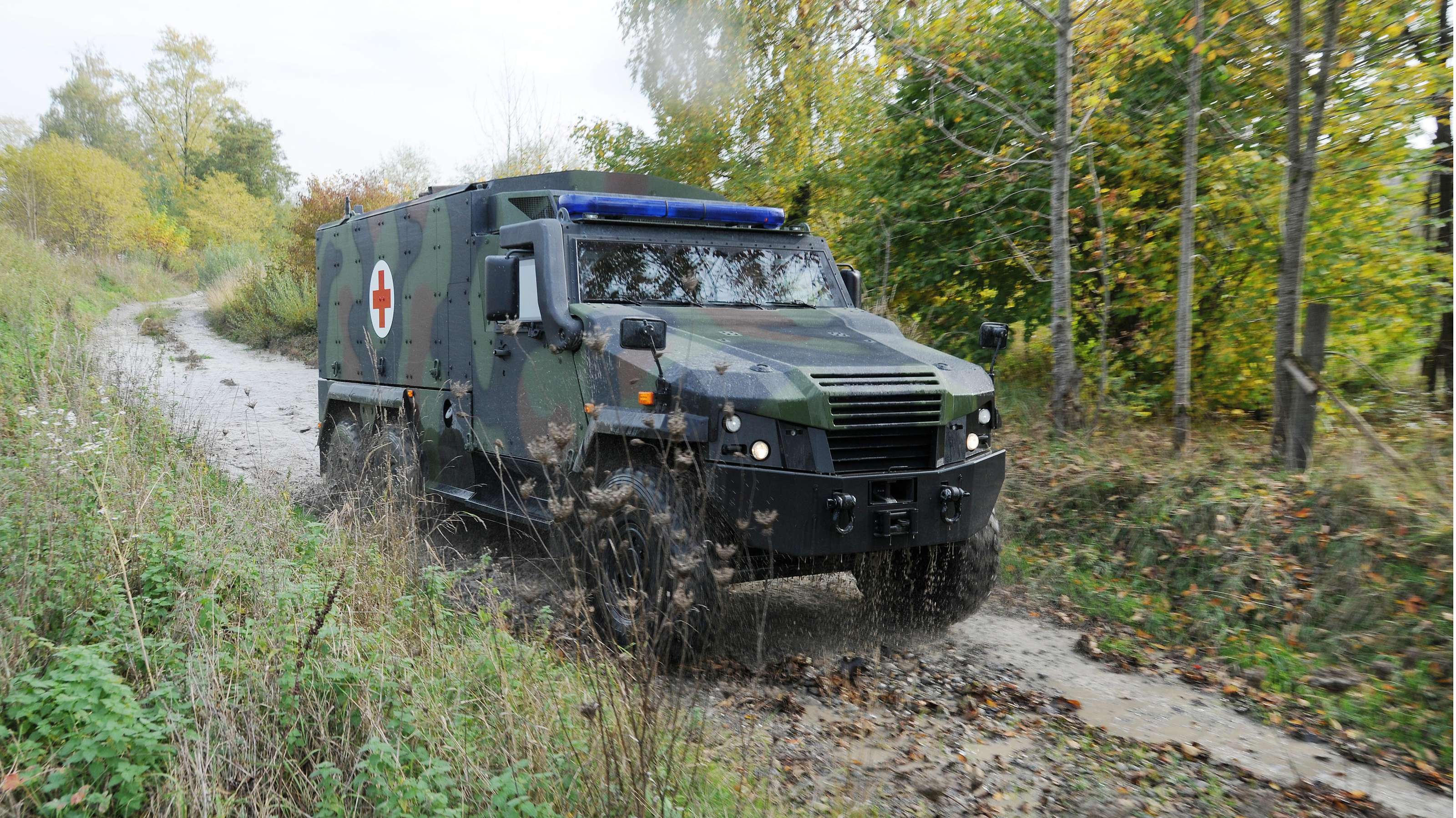 80 medium protected medical vehicles commissioned