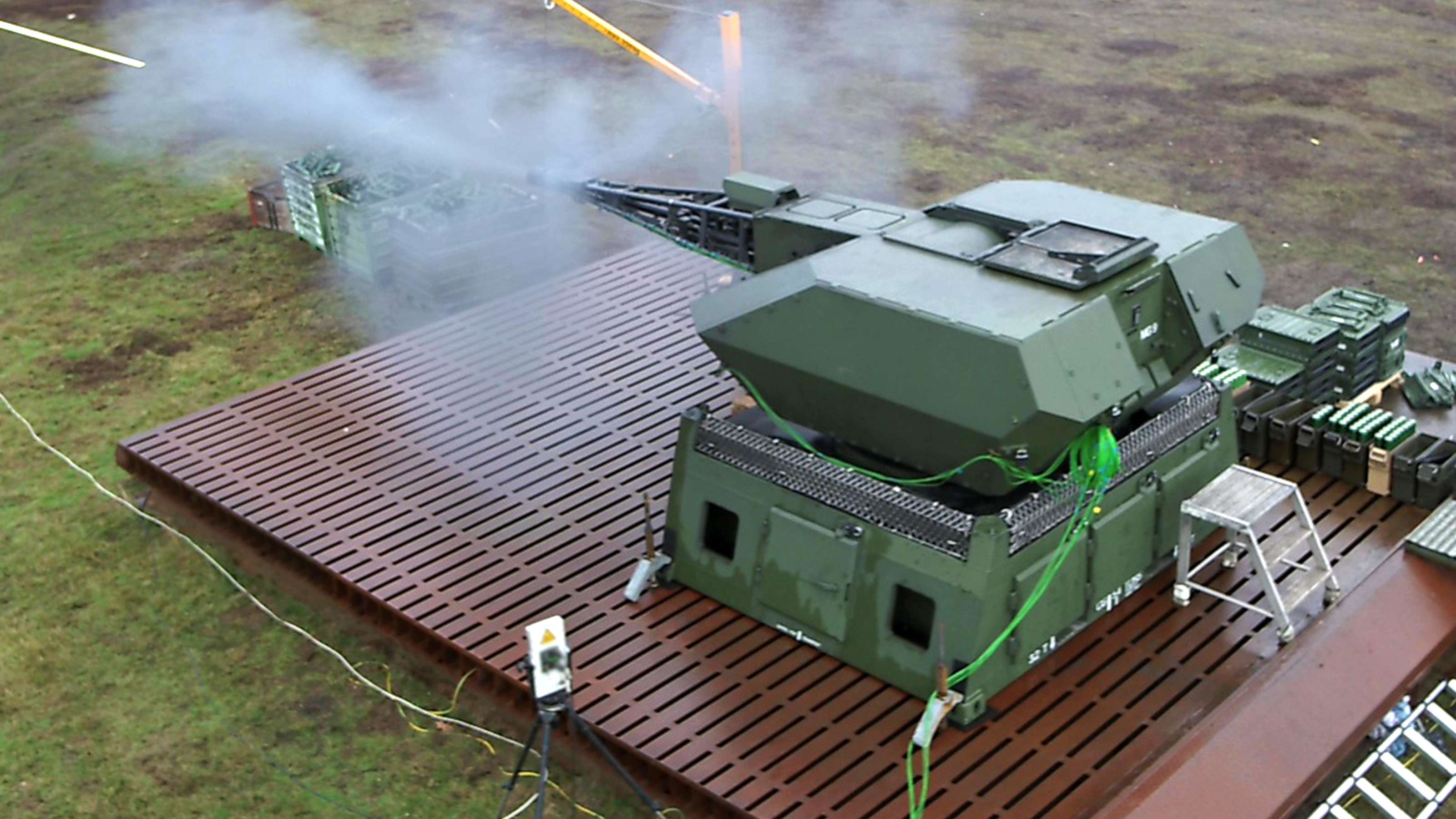 WTD 91 tests new barrels for the Mantis air defense system