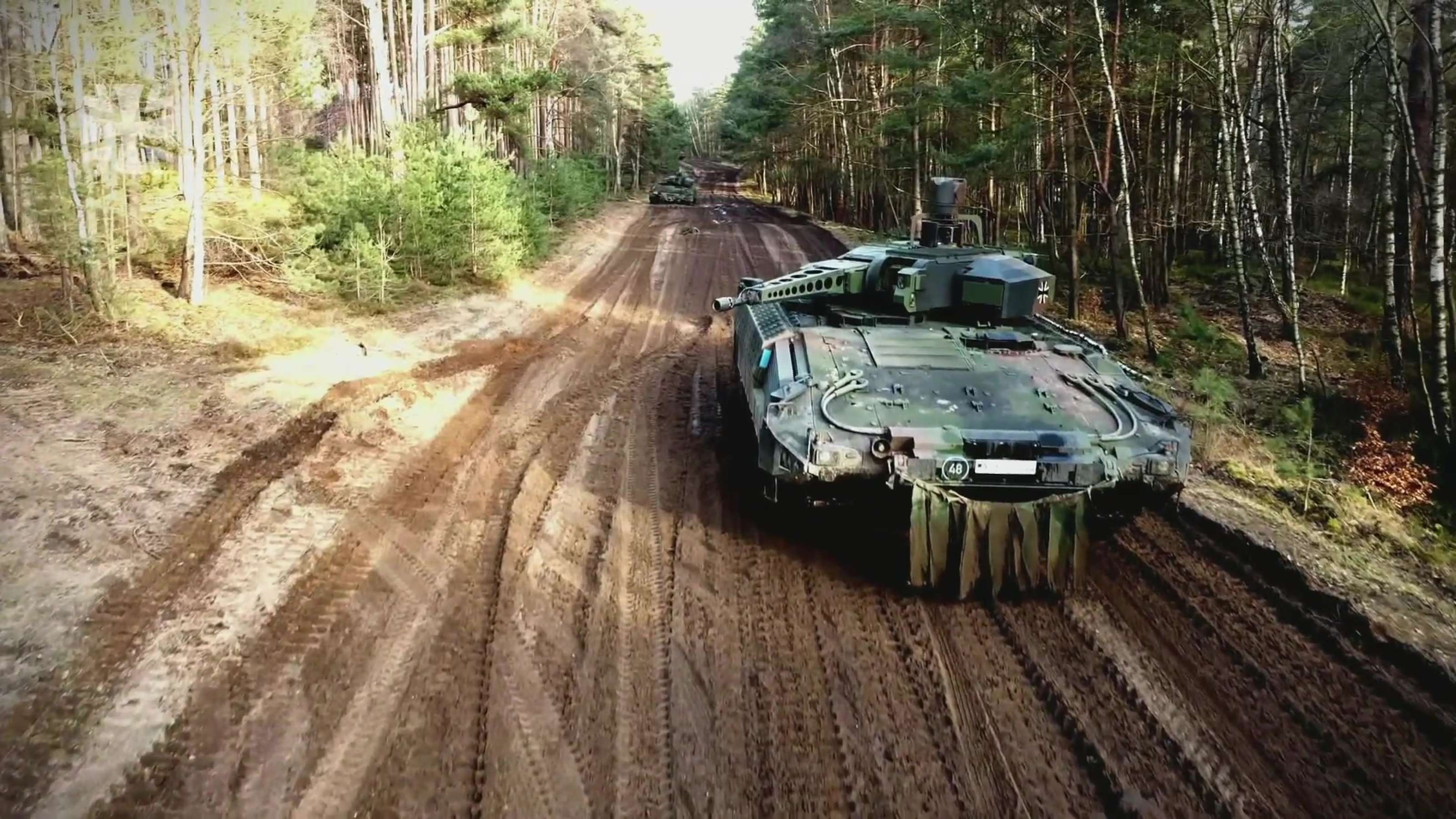 Schützenpanzer Puma ist der Mittelpunkt des digitalen Netzes