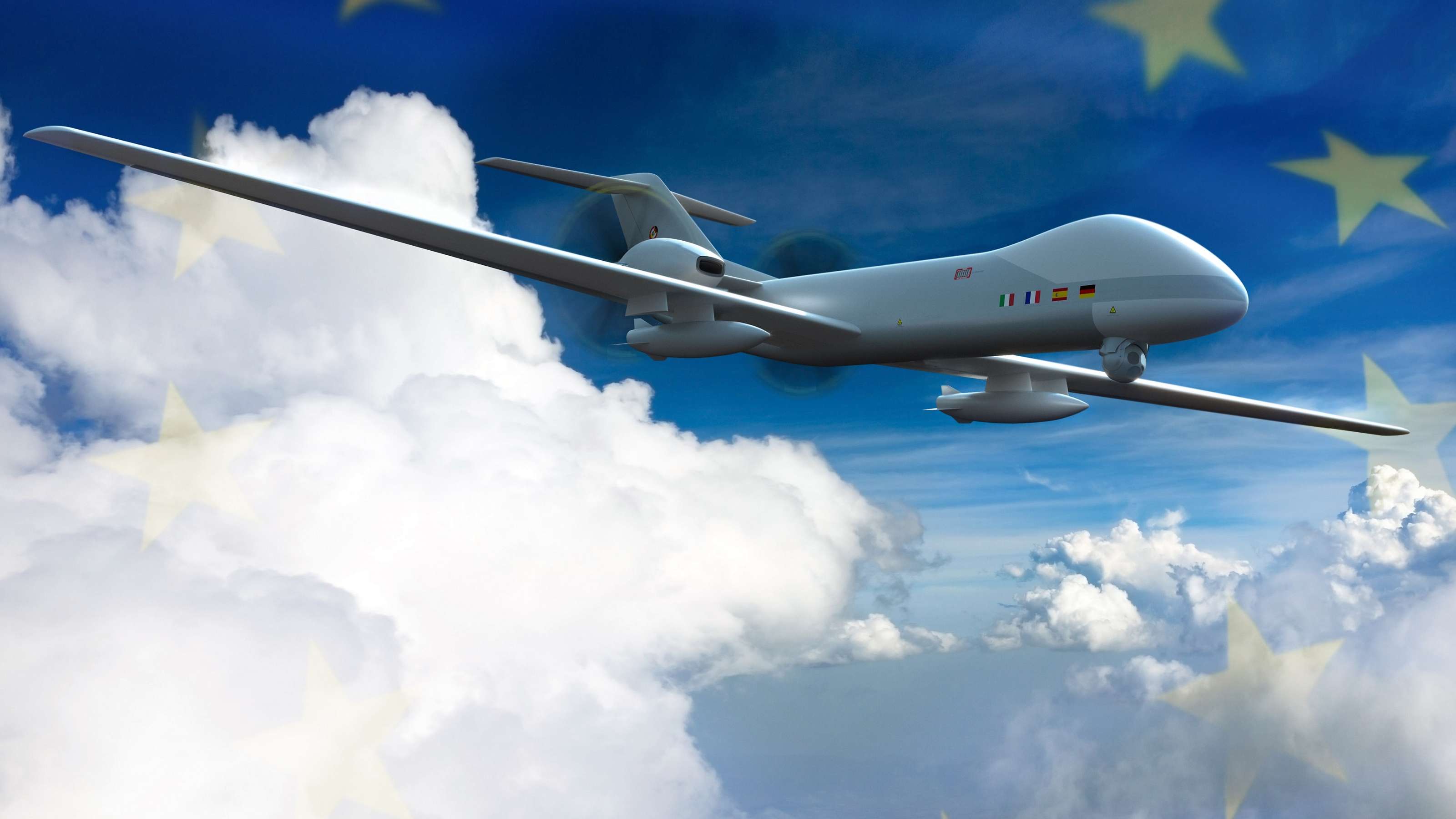 Die Eurodrohne ist auf dem Weg