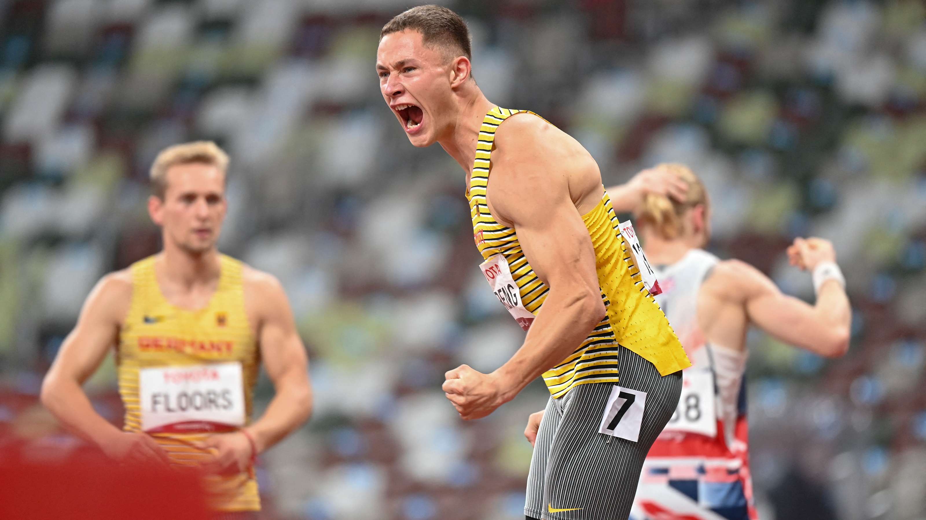 Sprinter im Medaillenregen: einmal Gold, zweimal Bronze