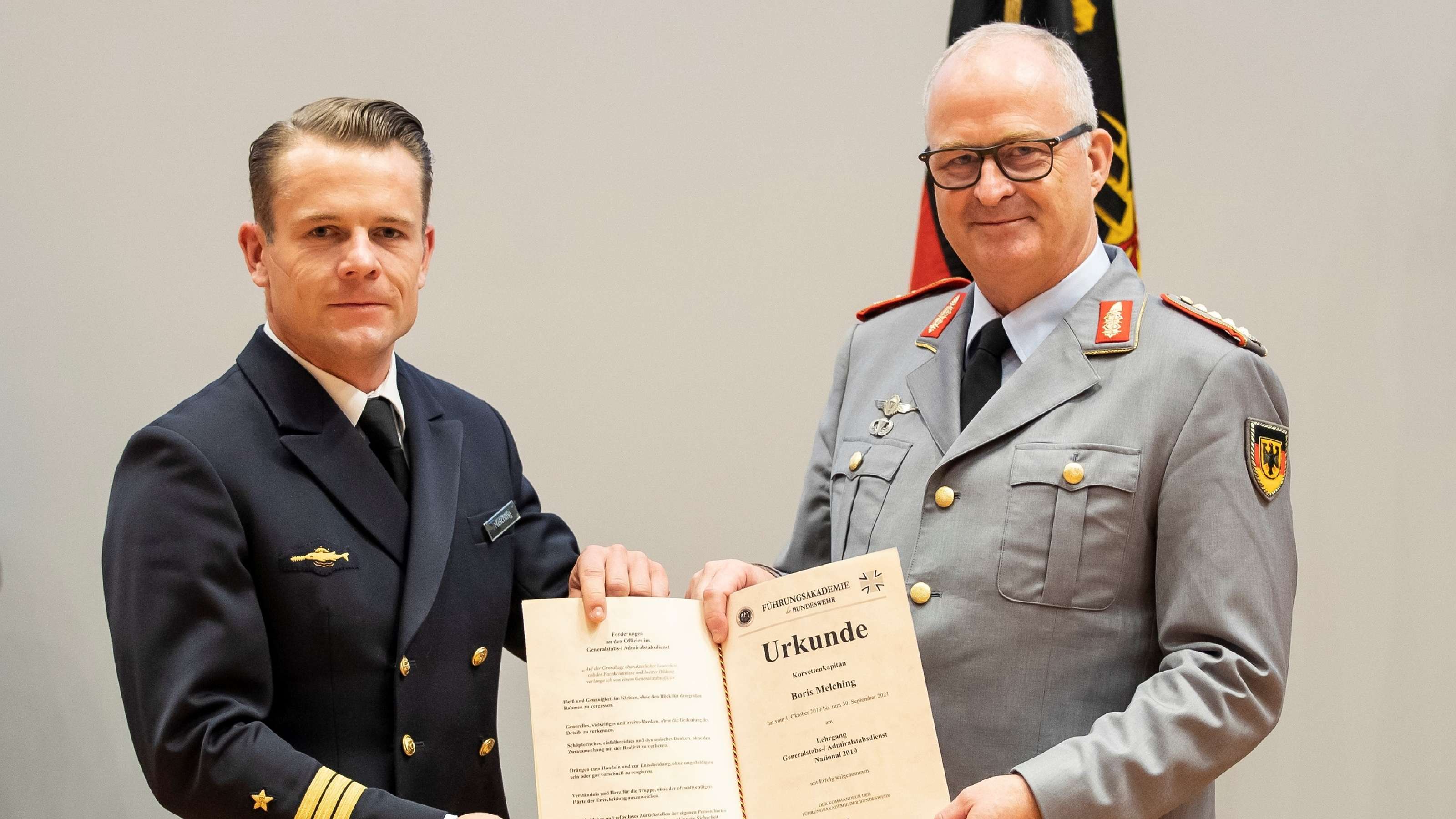 Korvettenkapitän Boris Melching