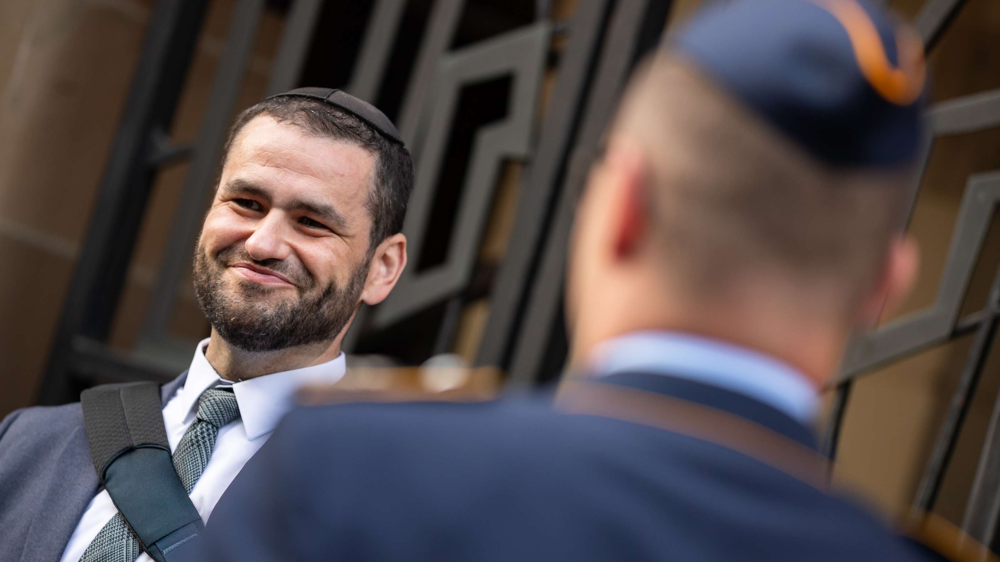 Der MilitärbundesrabbinerZsolt Balla