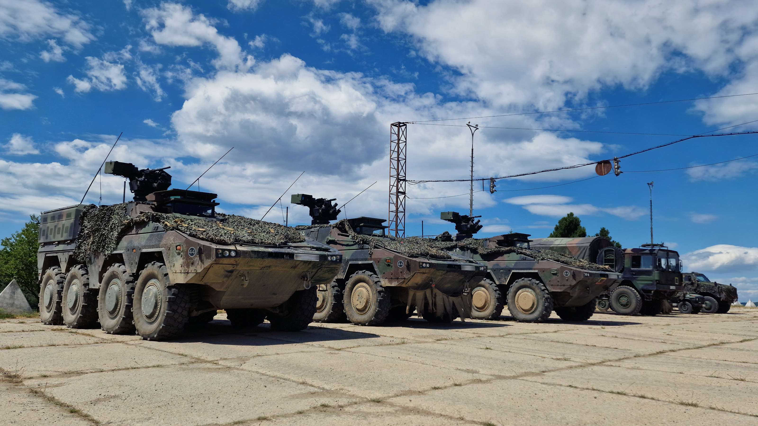 Mit dem GTK Boxer im Gelände in der Slowakei