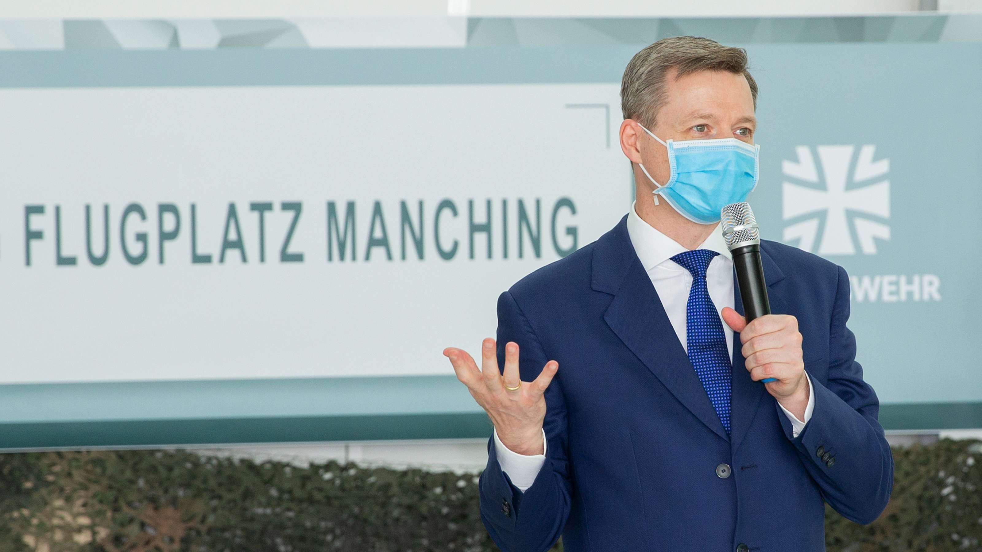 Staatssekretär Silberhorn bei seiner Rede