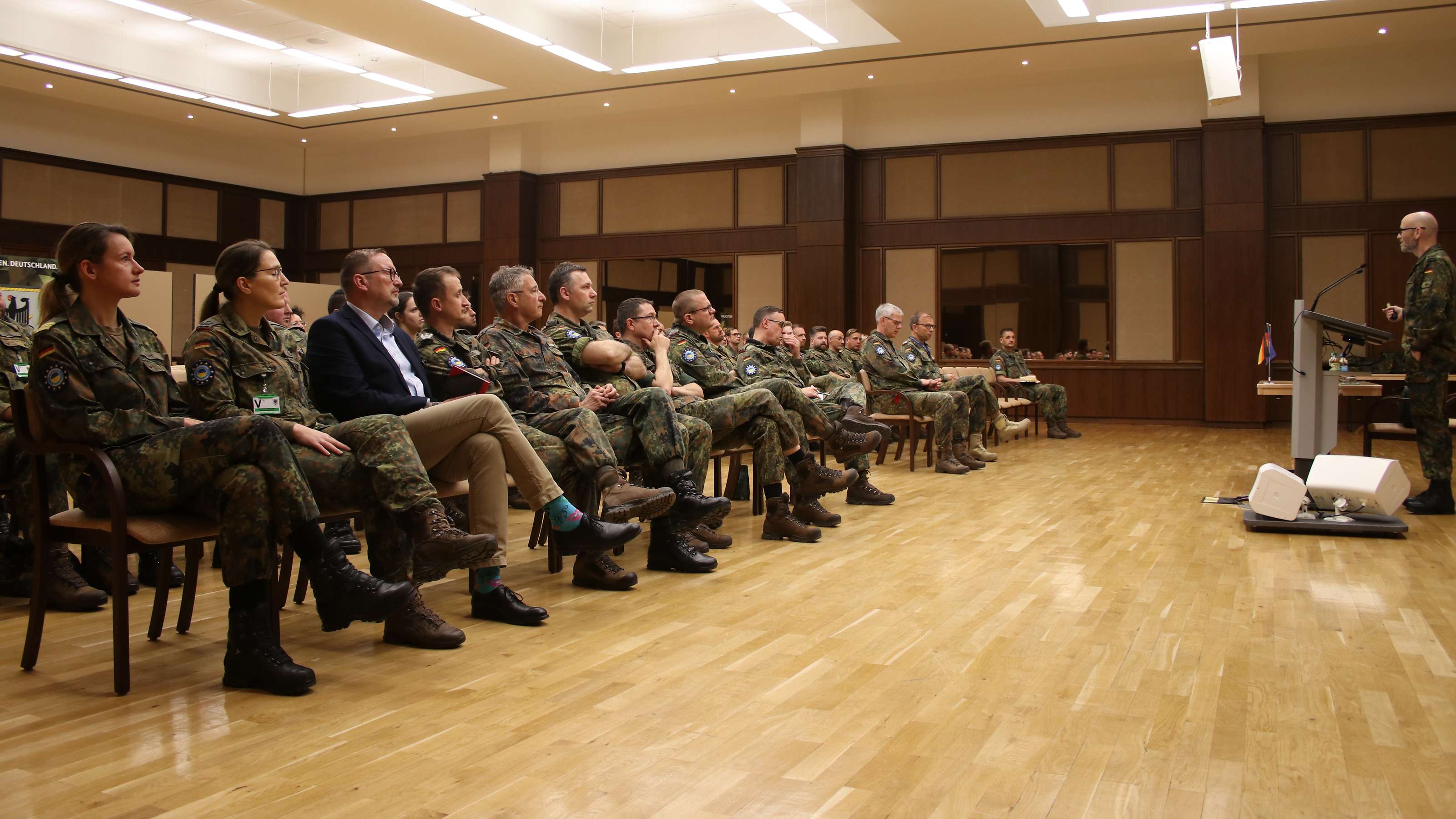 Soldaten setzten sich mit ihrem Wertekanon auseinander
