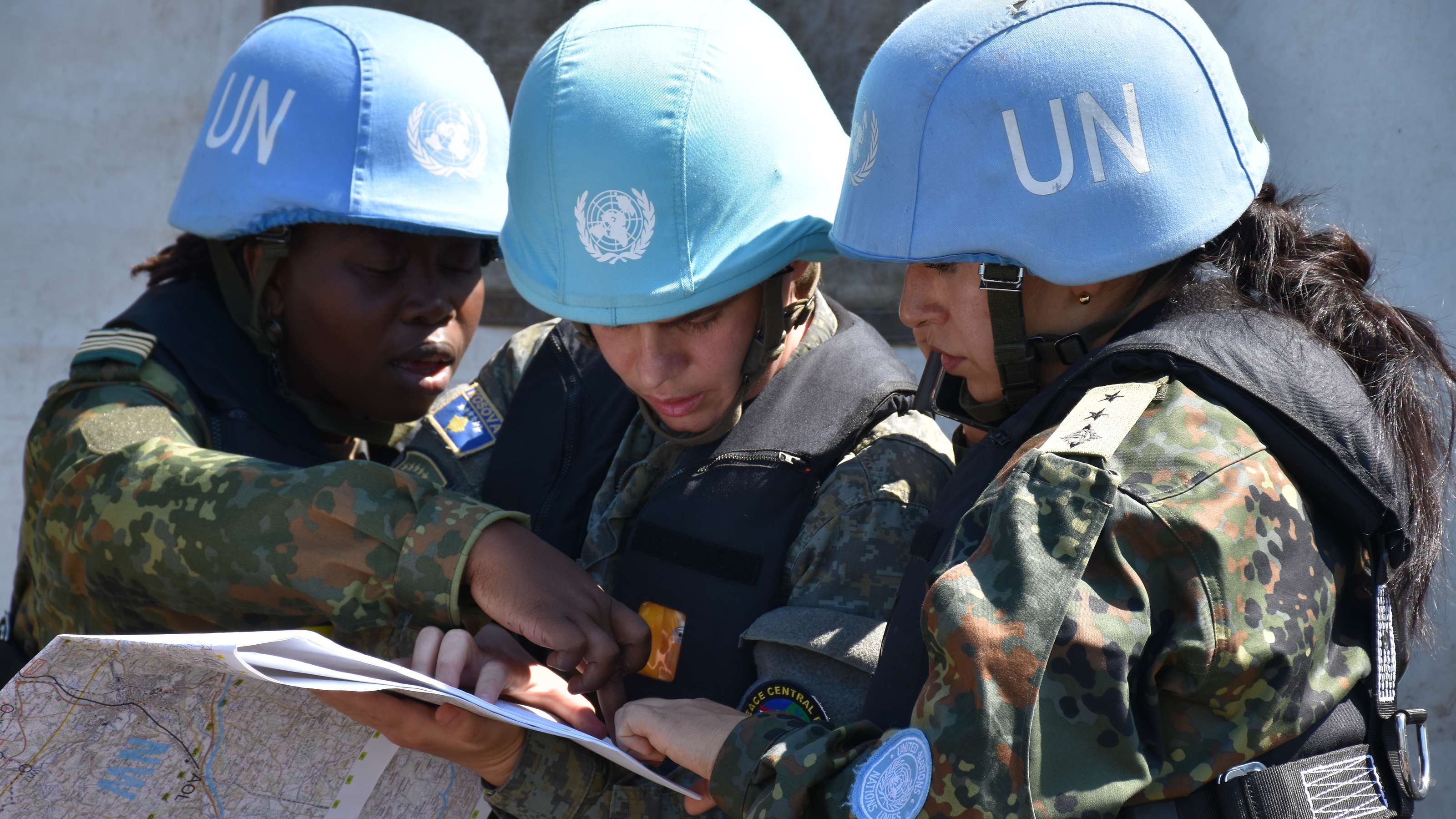 Multinationale Ausbildung der zukünftigen UN-Militärbeobachter