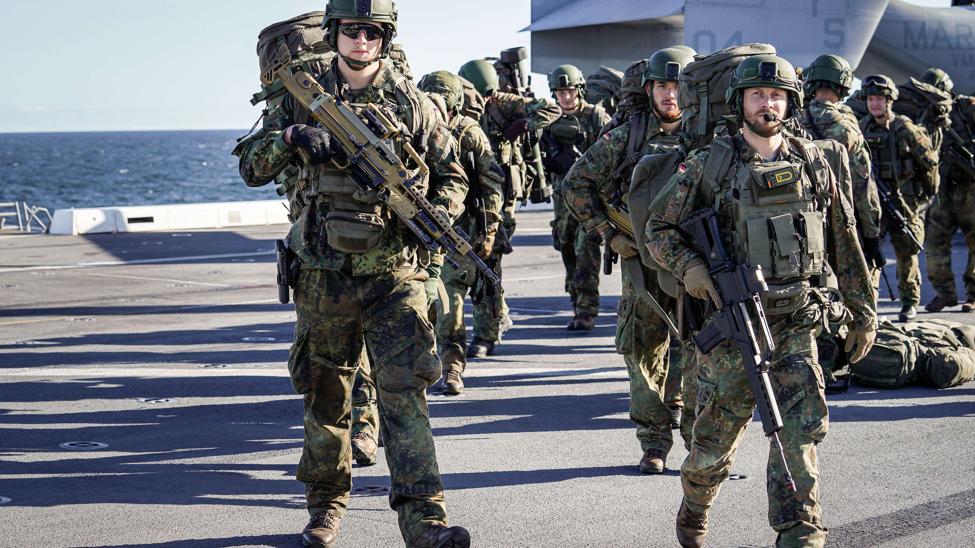 Das Seebataillon bei Northern Coasts 2023