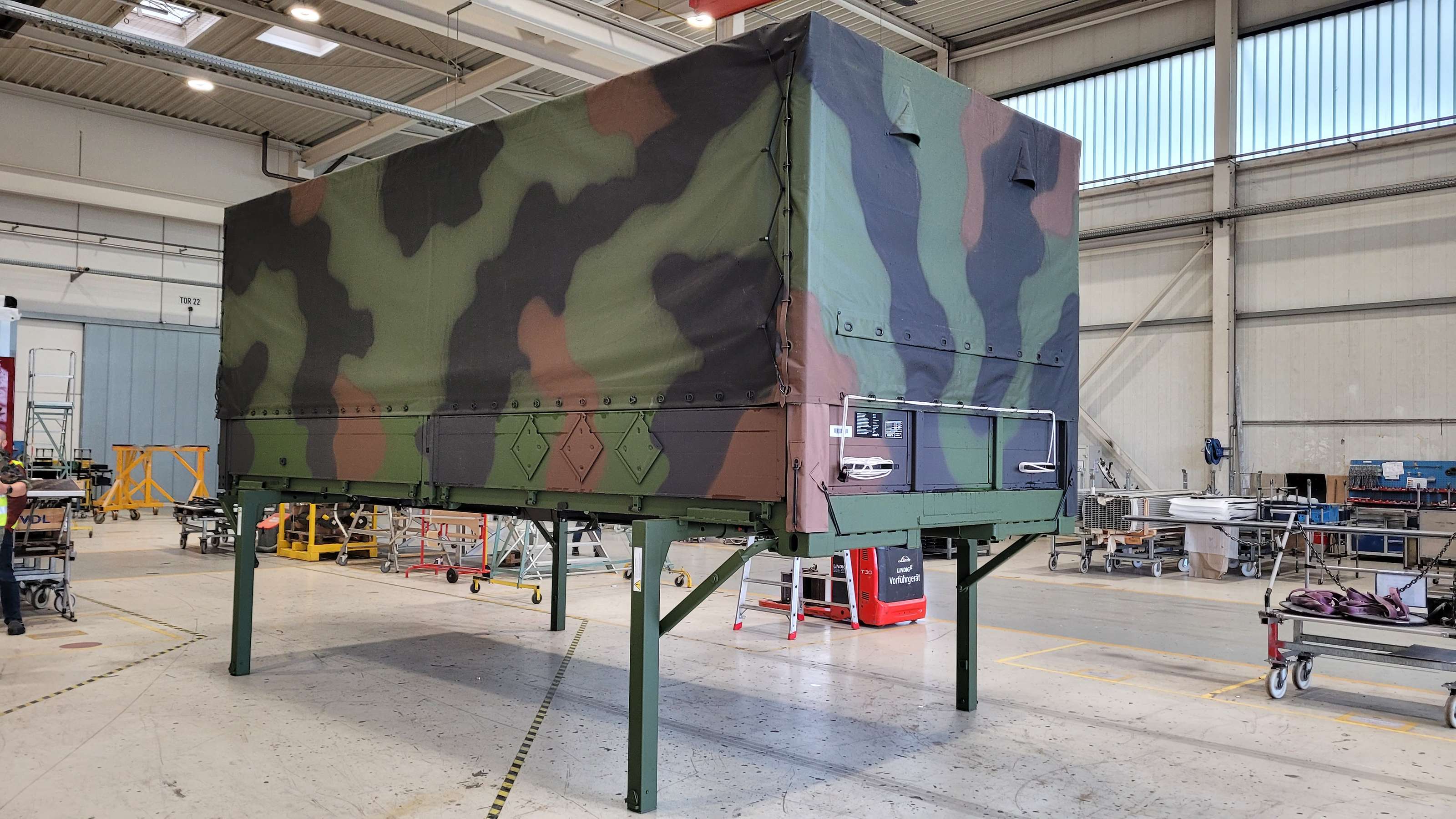 The Bundeswehr now has 1,850 new swap bodies available