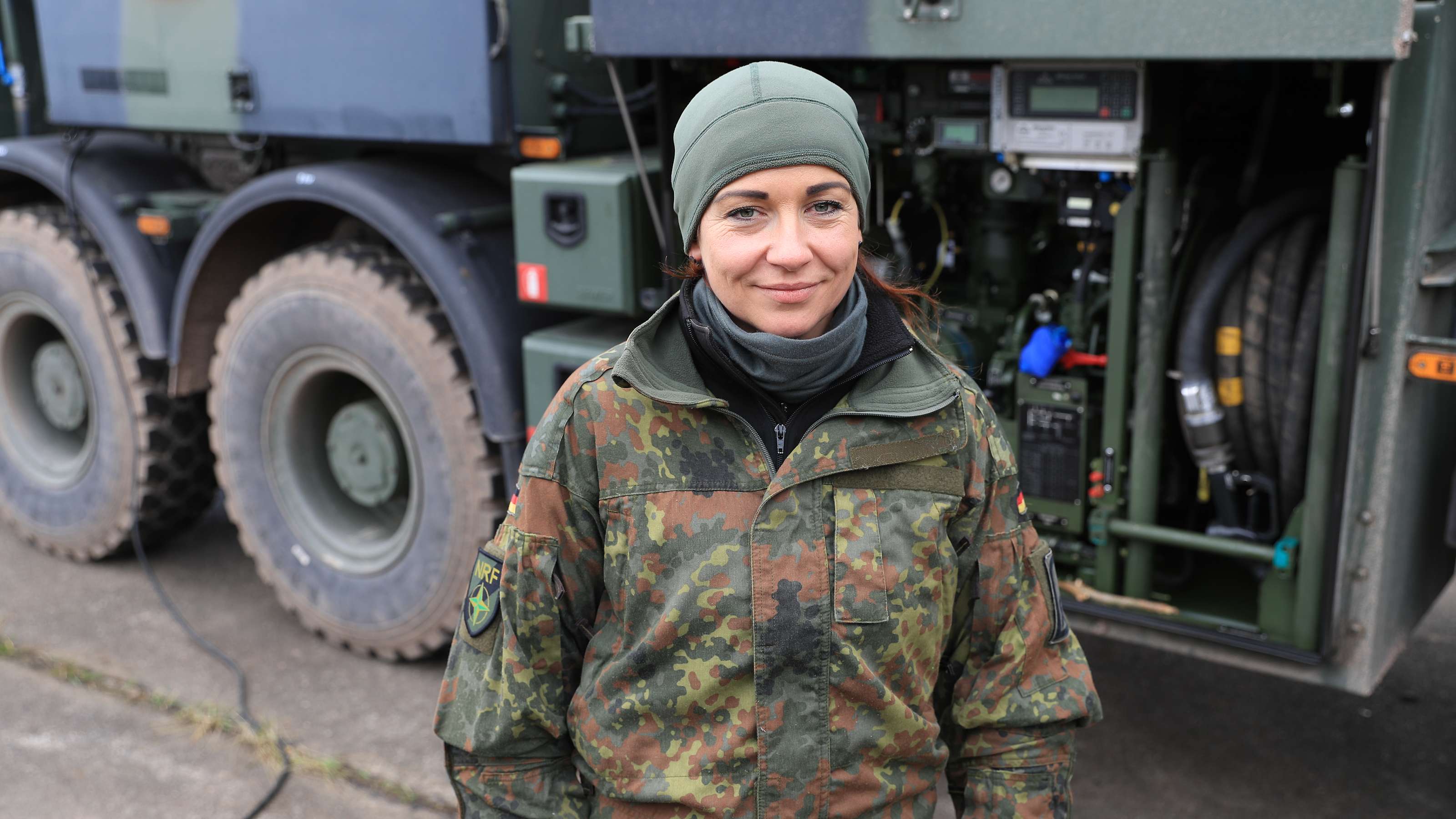 Hauptfeldwebel Cindy H.: Betriebsstofffeldwebel bei Blue Lightning