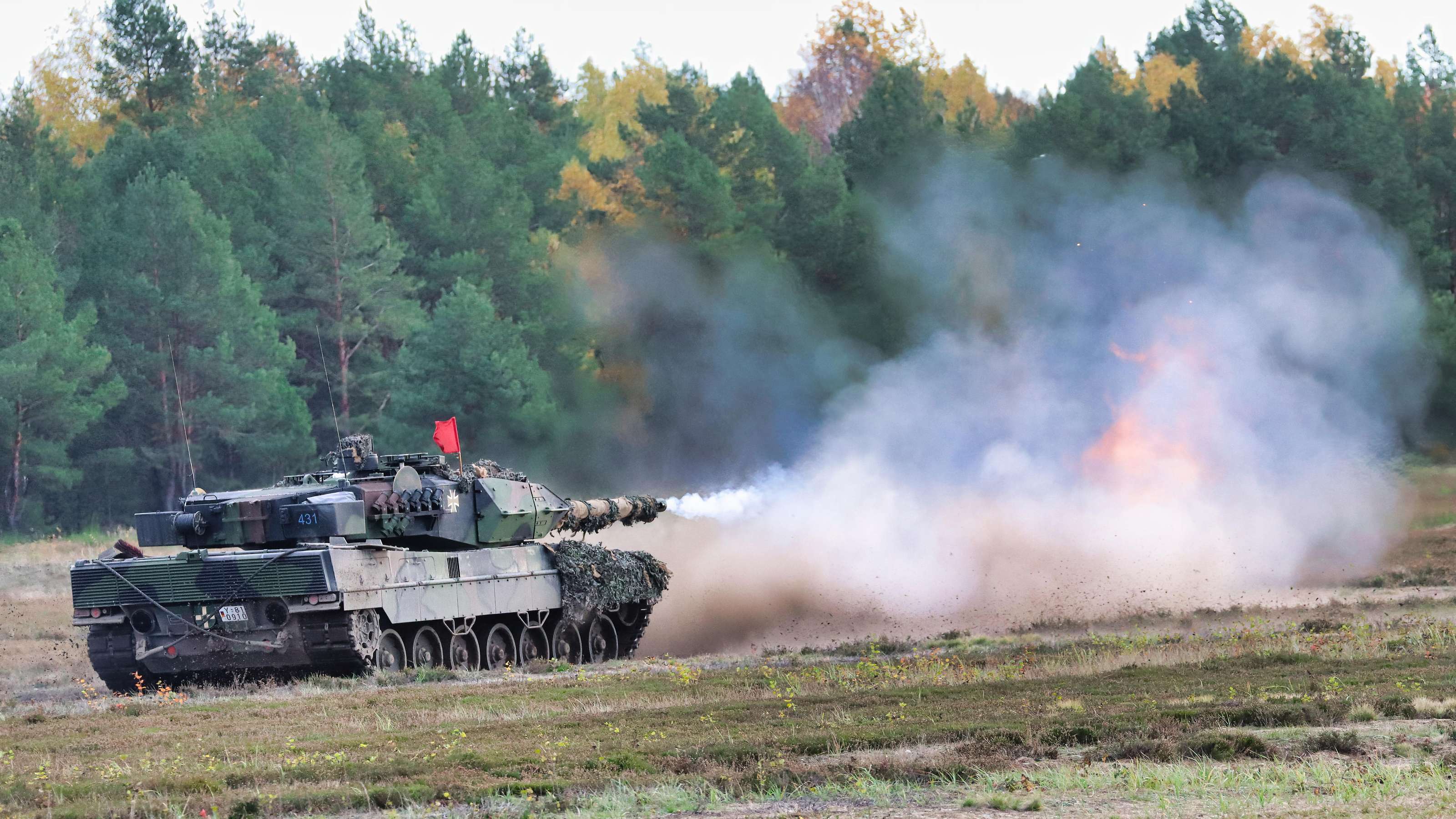 Augustdorfer Reservisten der Bundeswehr im scharfen Schuss