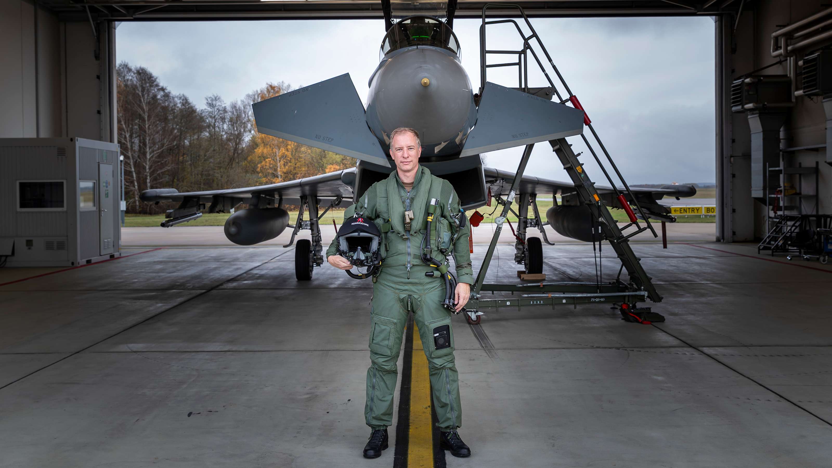 Oberst Björn Andersen, Kommodore des TLG 71 zu Pacific Skies 24