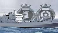 What connects Canadian and German Joint Support Ships