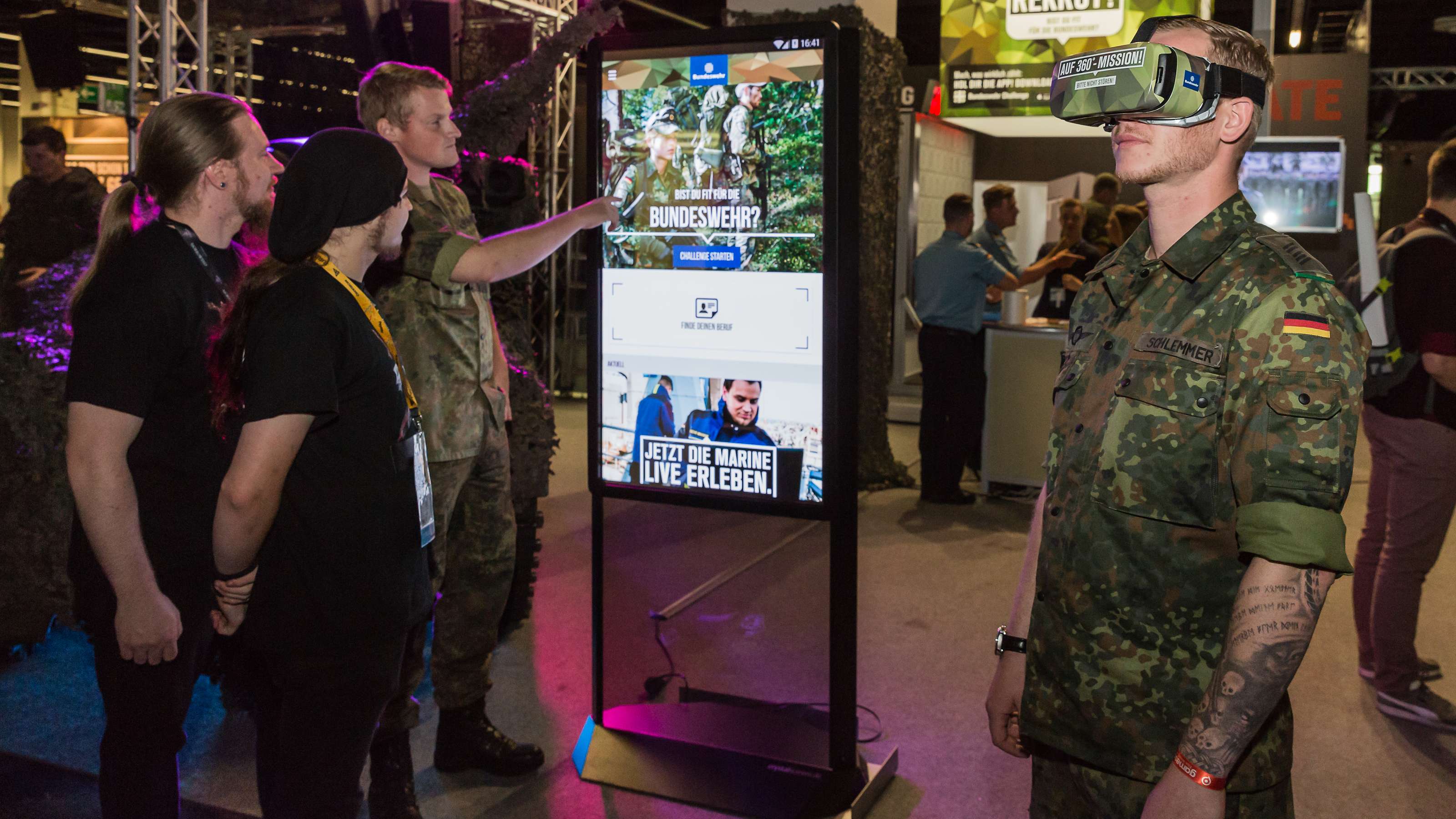 Bundeswehr auf der Gamescom