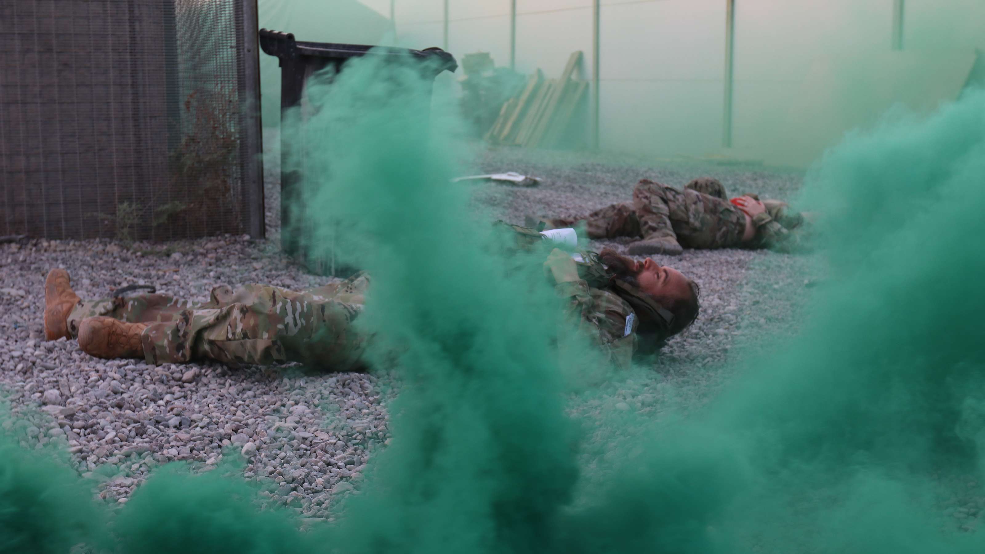 Base-Defense-Exercise auf der multinationalen Airbase Erbil