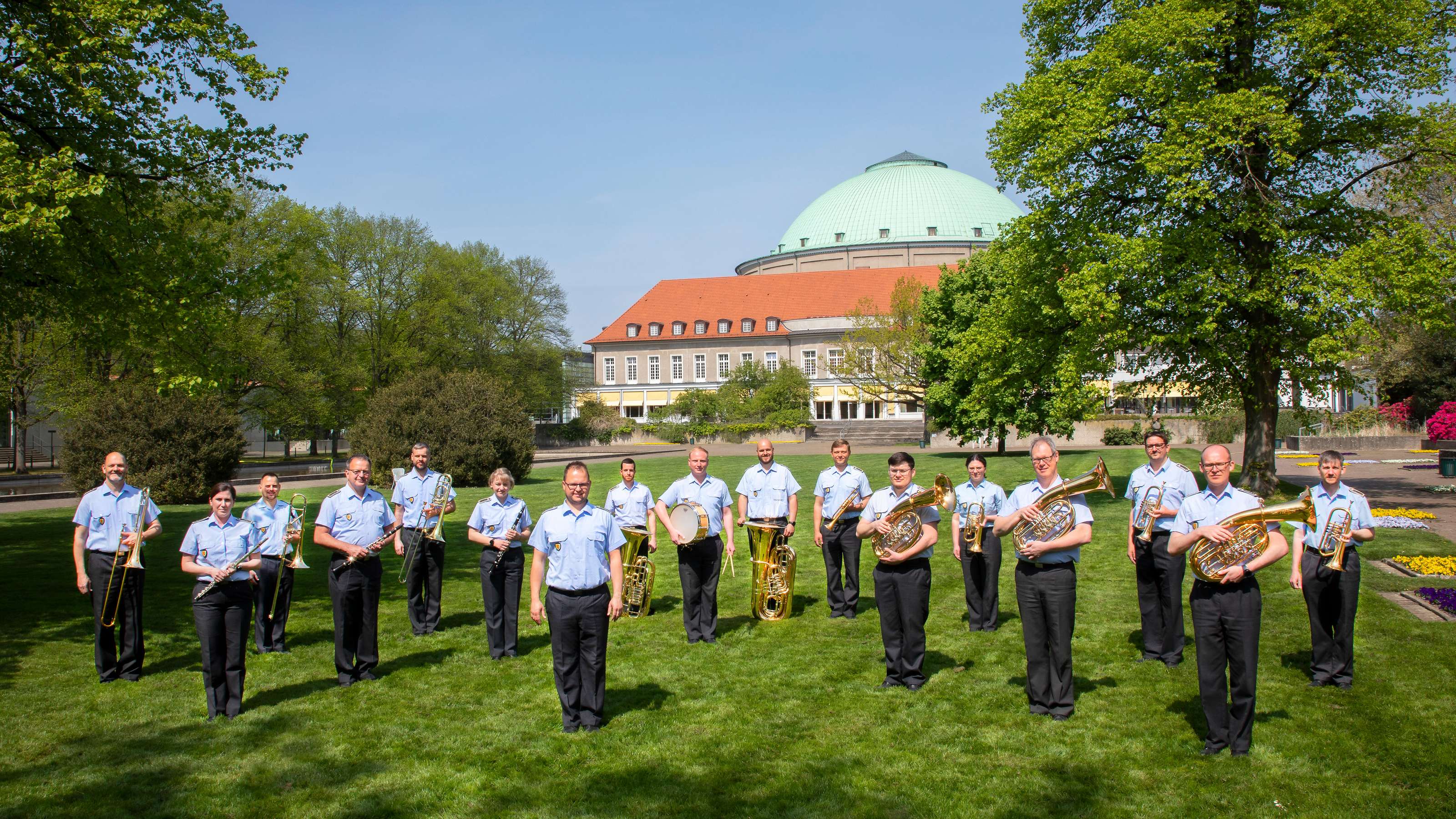 Egerländerbesetzung des Heeresmusikkorps Hannover in Bad Bevensen