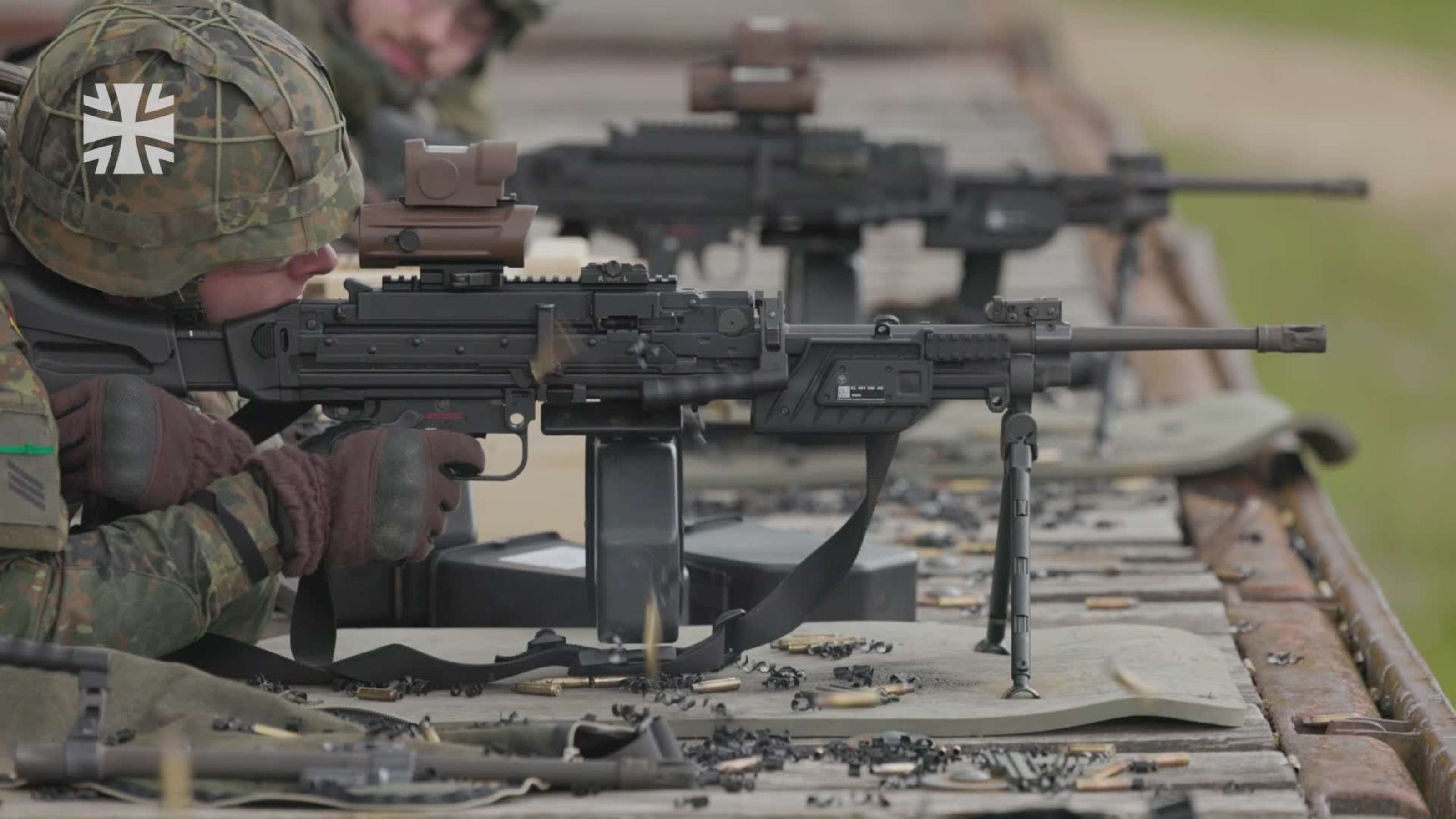 Enorme Feuerkraft: Das Maschinengewehr MG4