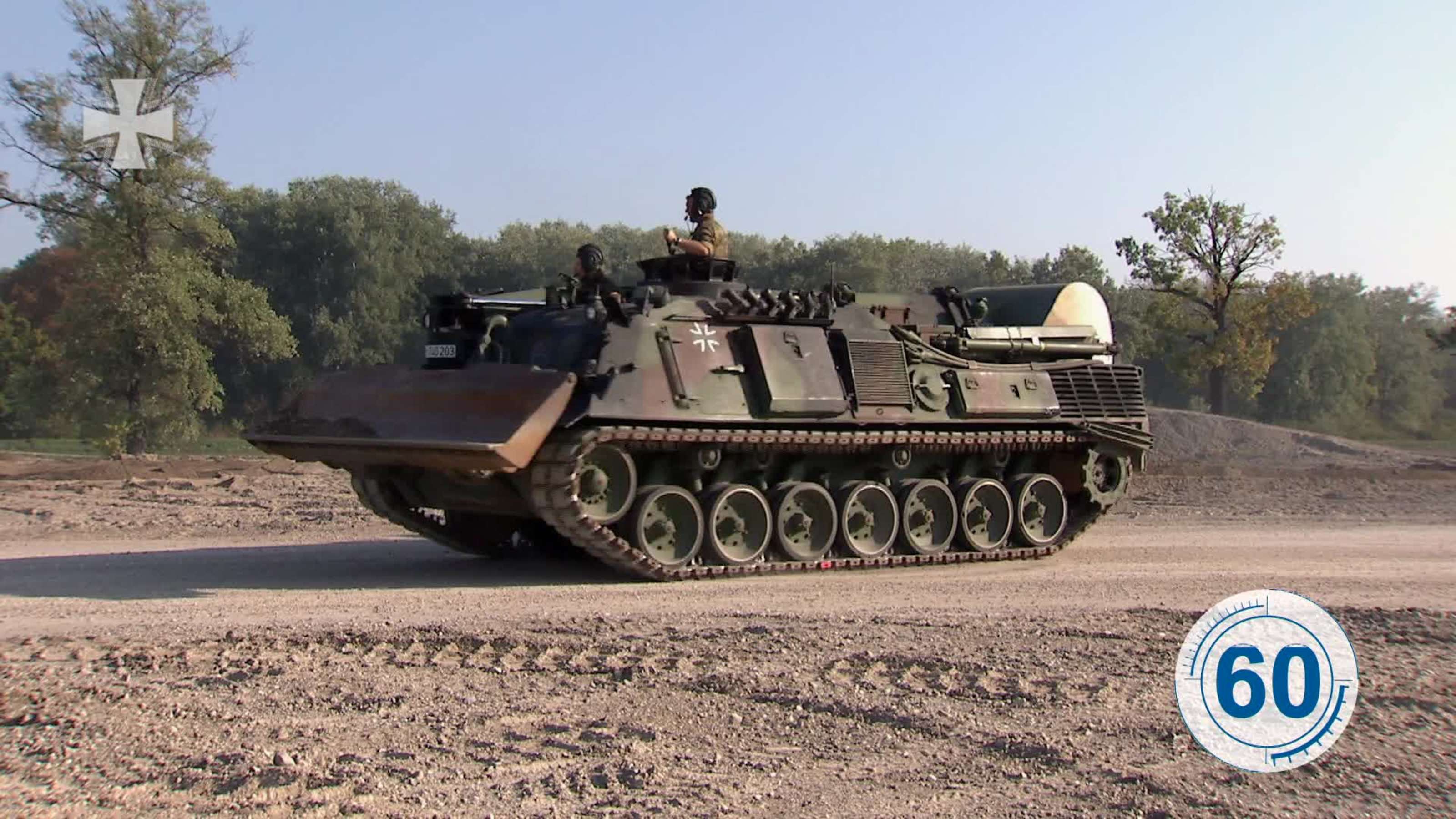 Der Pionierpanzer Dachs – in 60 Sekunden